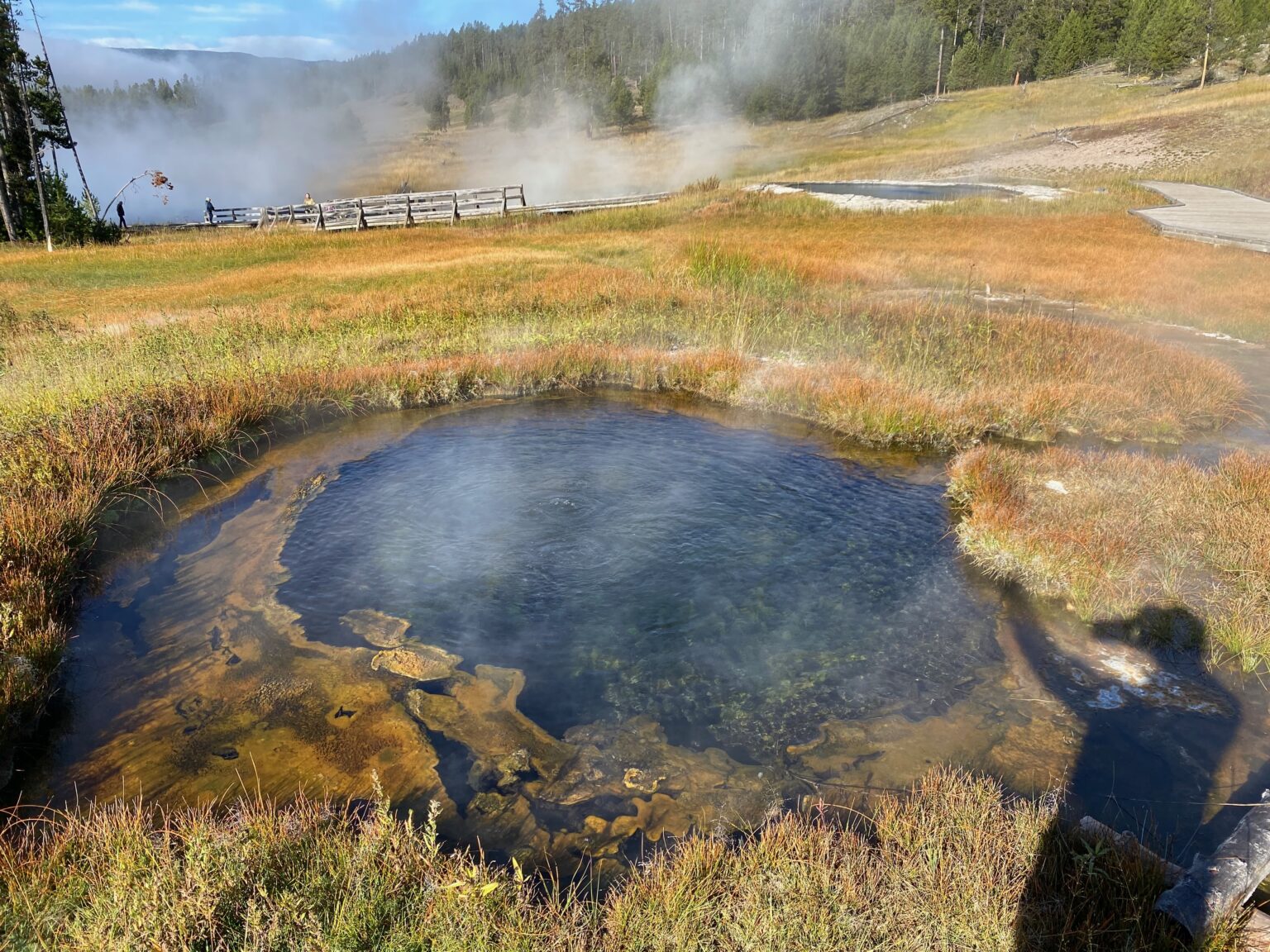 米北西部06: イエローストーン国立公園北部の間欠泉・温泉めぐり | 一生楽しむ旅