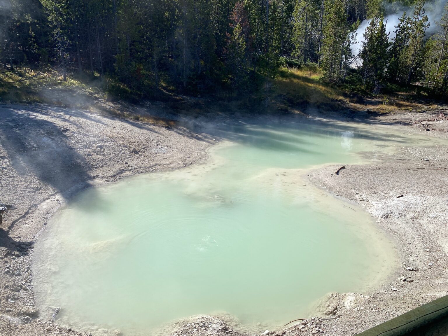 米北西部06: イエローストーン国立公園北部の間欠泉・温泉めぐり | 一生楽しむ旅