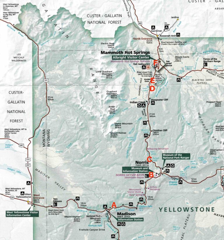 米北西部06: イエローストーン国立公園北部の間欠泉・温泉めぐり | 一生楽しむ旅